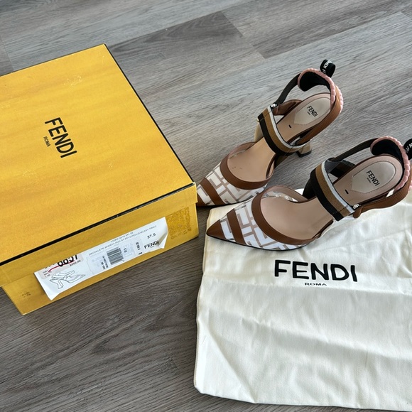 Fendi | Shoes | Fendi Slingback Pumps | Poshmark